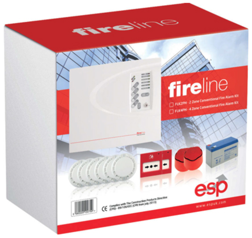 ESP 4 Zone Fire Alarm Kit - Web Electrical